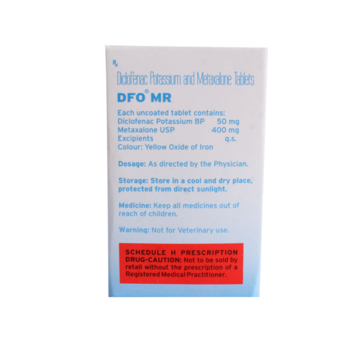 Dfo Mr Tablet 10's Price, Uses, Side Effects, Composition - Apollo Pharmacy