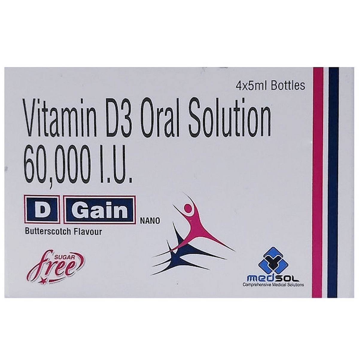 D Gain Nano Sugar Free Butterscotch Solution 5 ml Price, Uses, Side ...