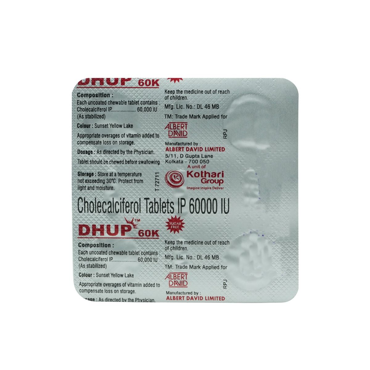 Dhup 60K Tablet 4's Price, Uses, Side Effects, Composition - Apollo ...