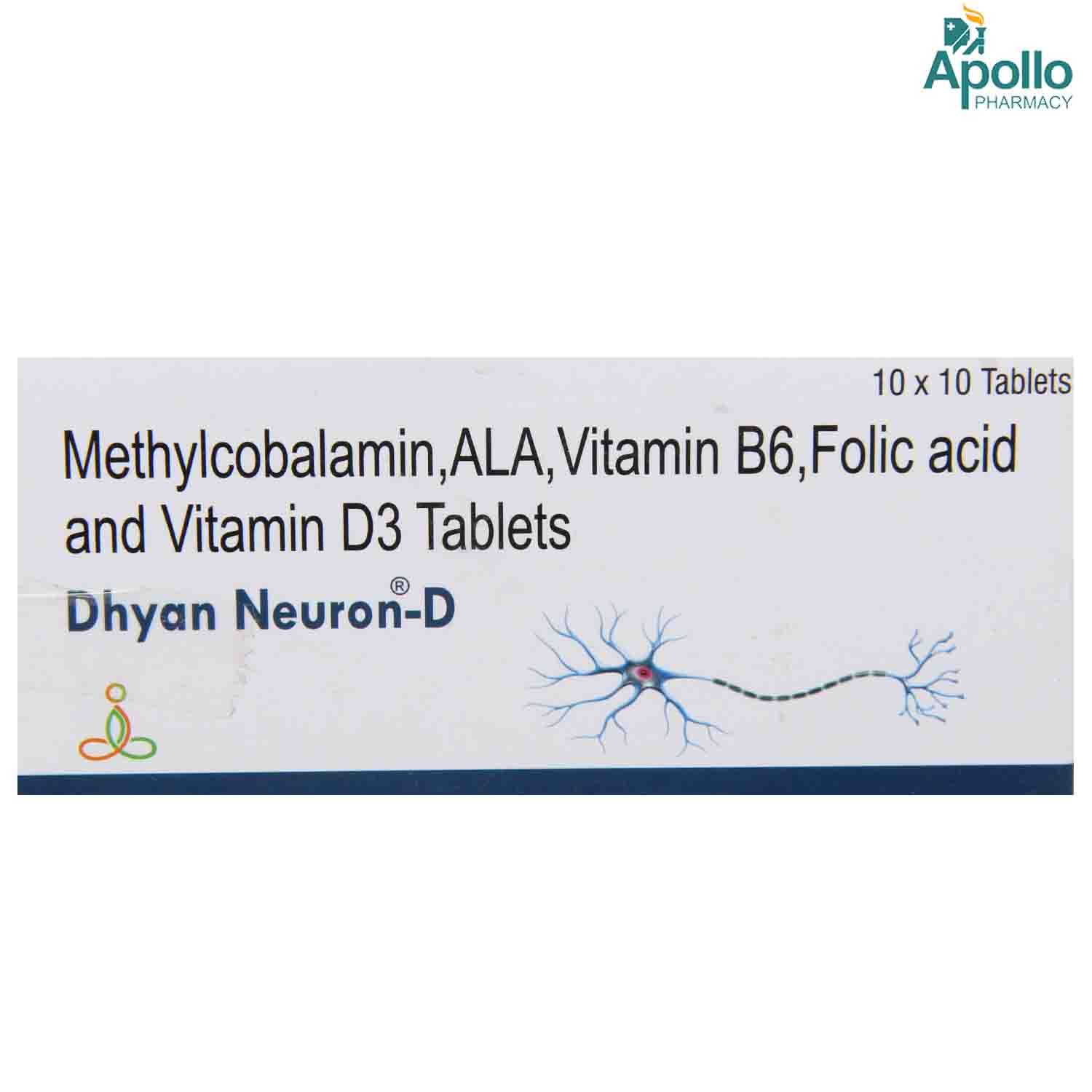 Dhyan Neuron-D Tablet | Uses, Side Effects, Price | Apollo Pharmacy