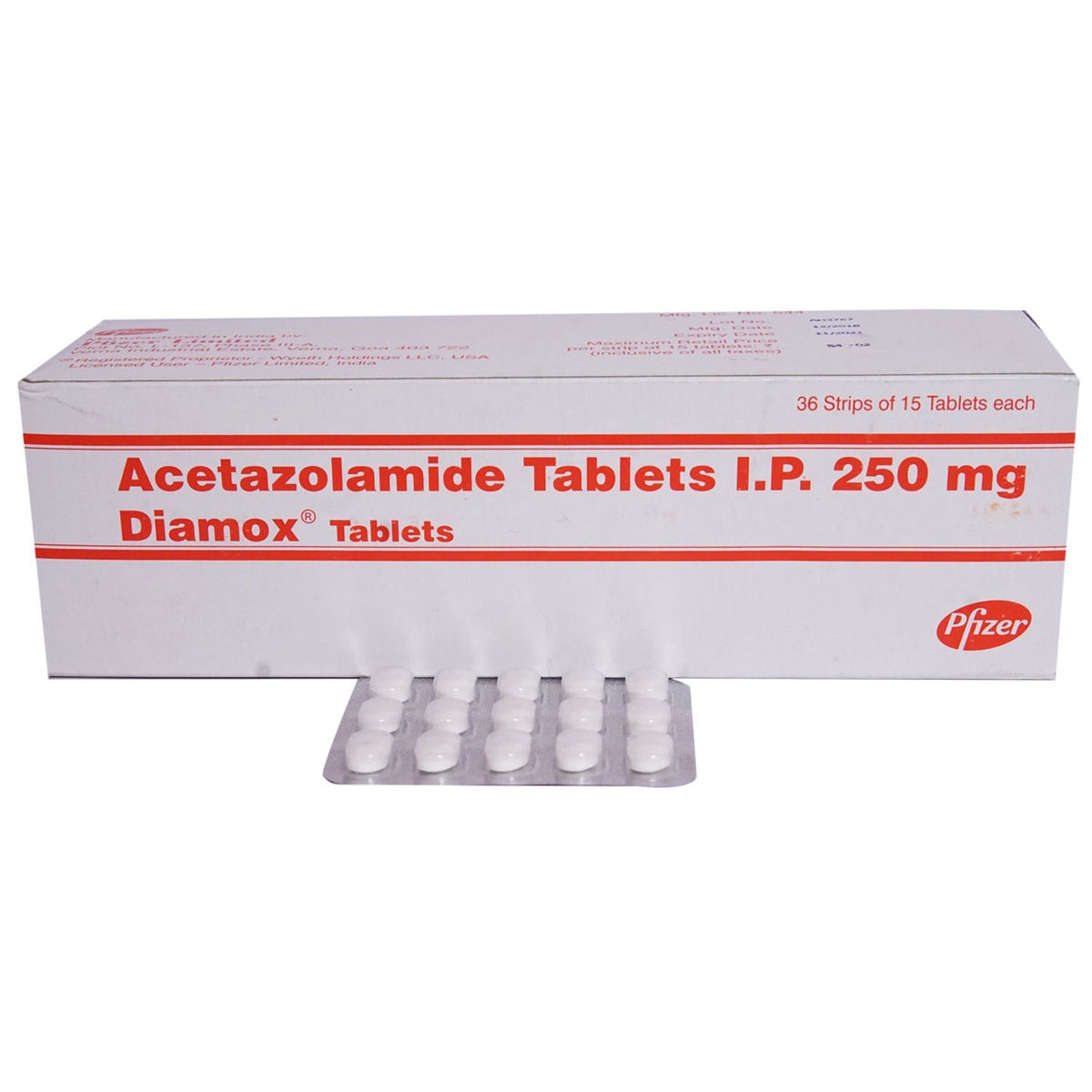 Diamox Tablet 15's Price, Uses, Side Effects, Composition - Apollo Pharmacy