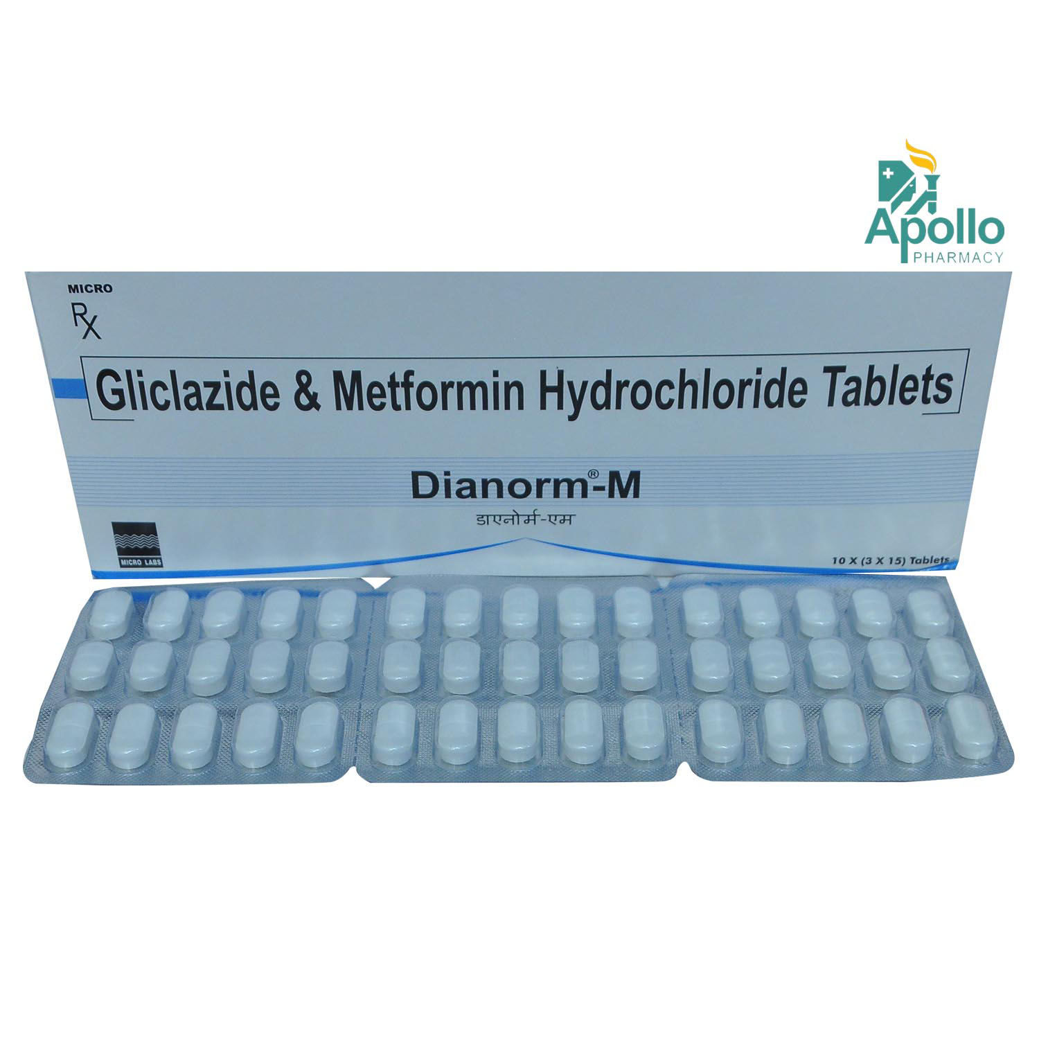Dianorm-M Tablet 15's Price, Uses, Side Effects, Composition - Apollo ...