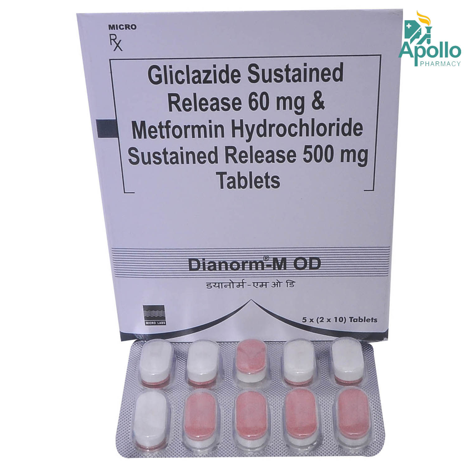 Dianorm-M OD Tablet 10's Price, Uses, Side Effects, Composition ...