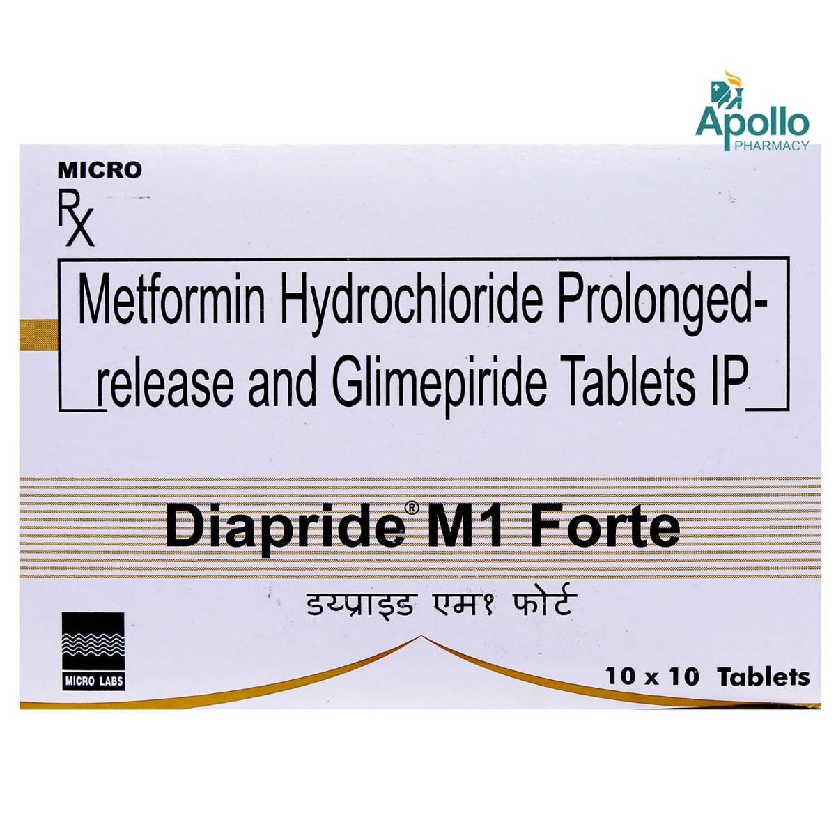 Diapride M1 Forte Tablet | Uses, Side Effects, Price | Apollo Pharmacy