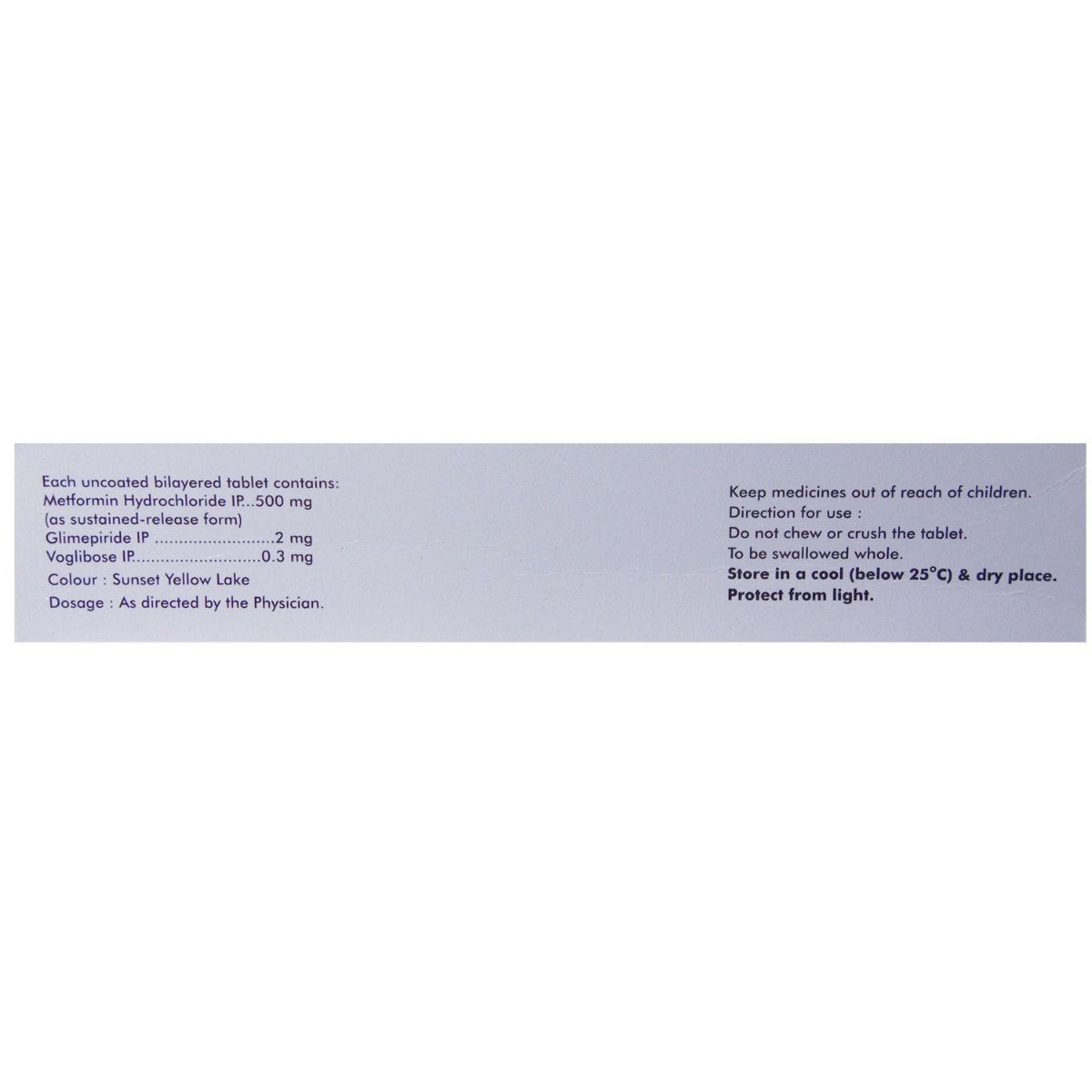Diapride M2 HV Tablet 15's Price, Uses, Side Effects, Composition ...