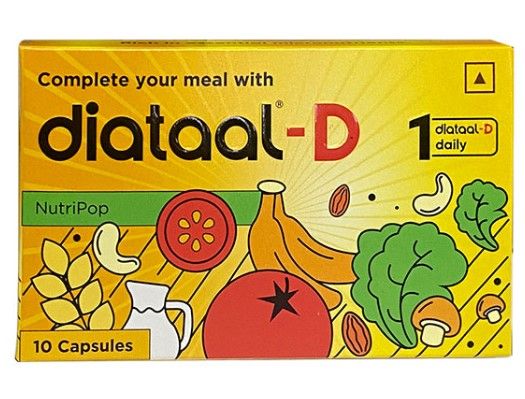 Diataal-D Nutripop Capsule 10's Price, Uses, Side Effects, Composition ...