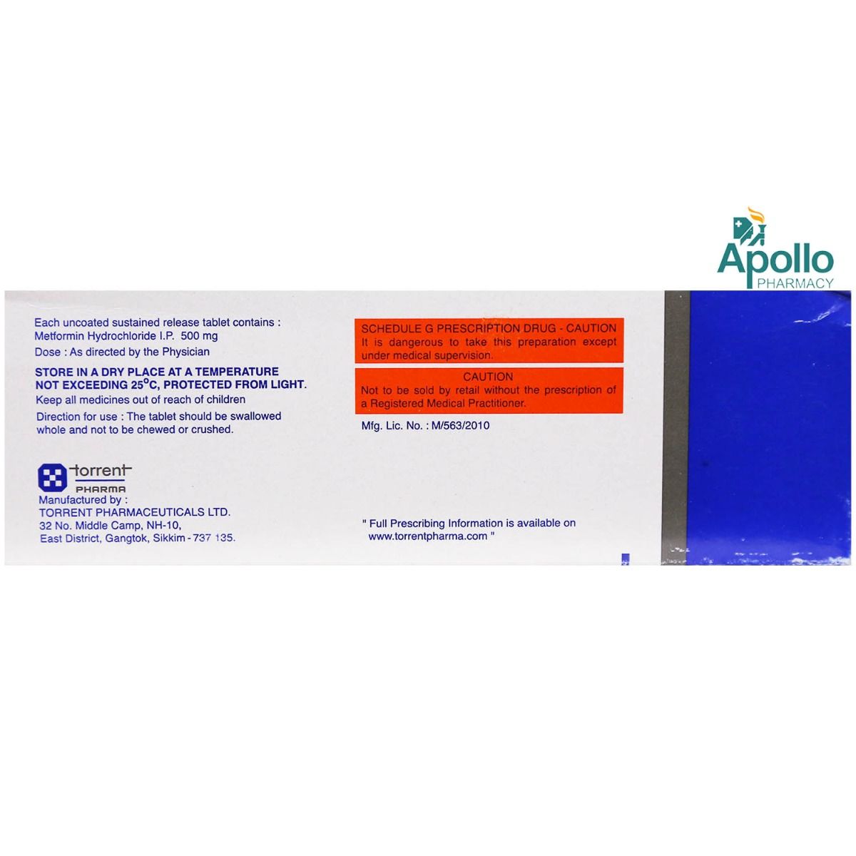 Dibeta SR Tablet 10's Price, Uses, Side Effects, Composition - Apollo ...