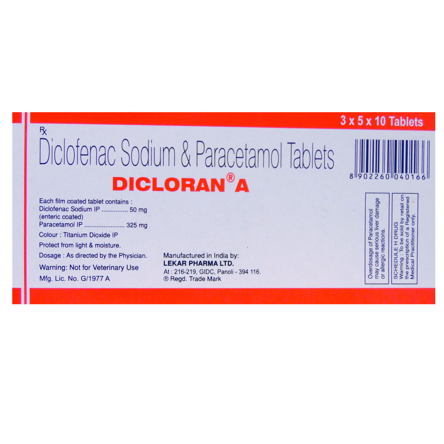 Dicloran A Tablet | Uses, Side Effects, Price | Apollo Pharmacy