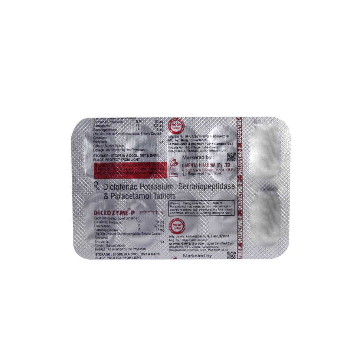 Diclozyme-P Tablet 10's Price, Uses, Side Effects, Composition - Apollo ...