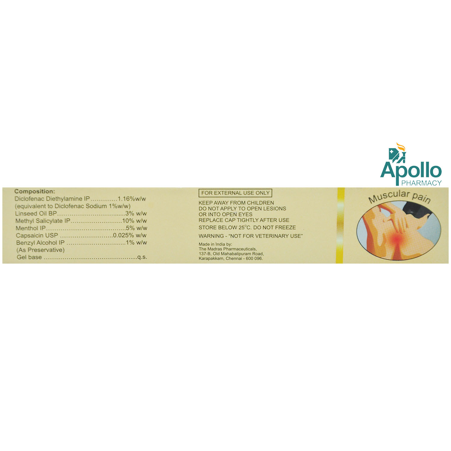 Diclotal-Forte Gel | Uses, Side Effects, Price | Apollo Pharmacy