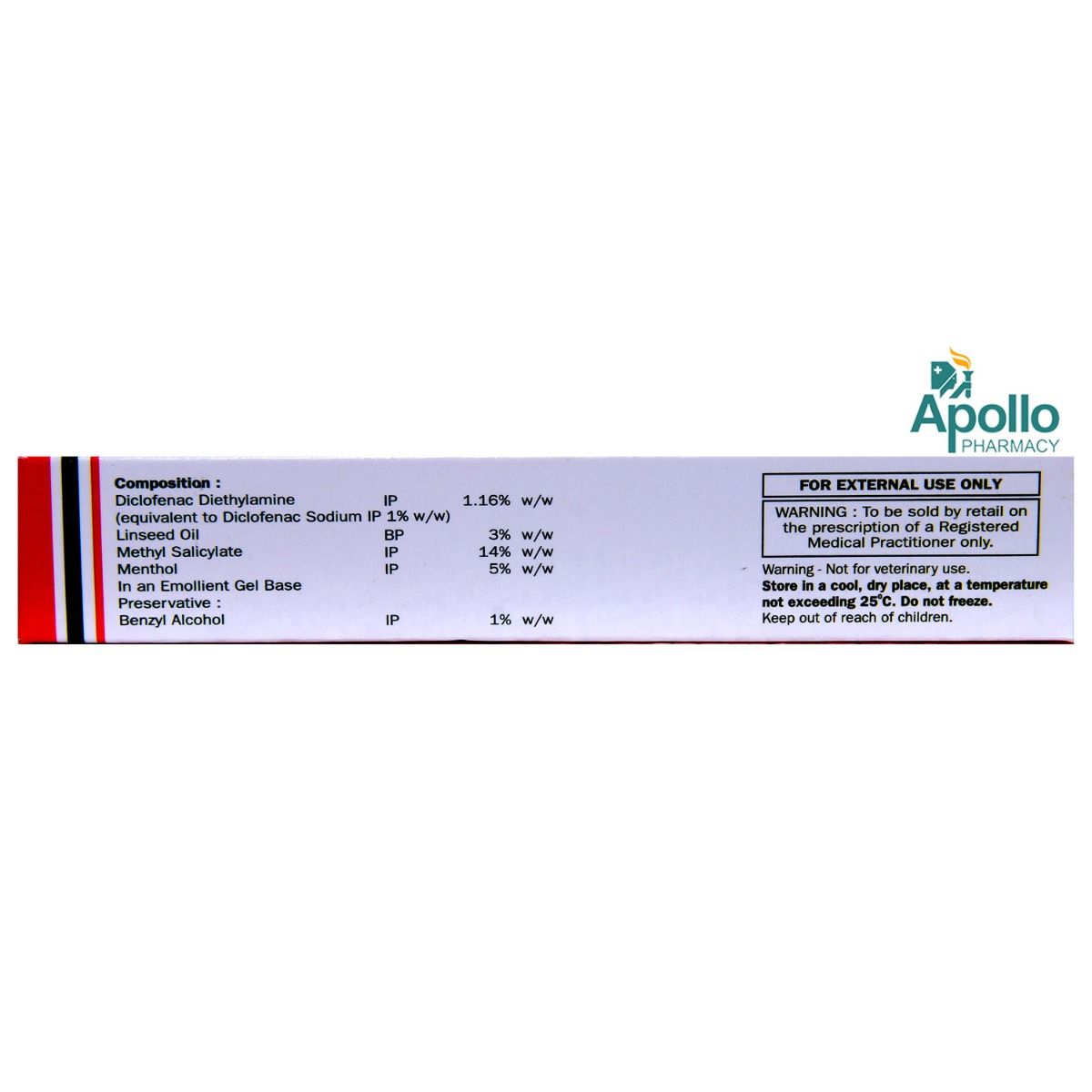 Diclogel Gel 30 gm Price, Uses, Side Effects, Composition - Apollo Pharmacy
