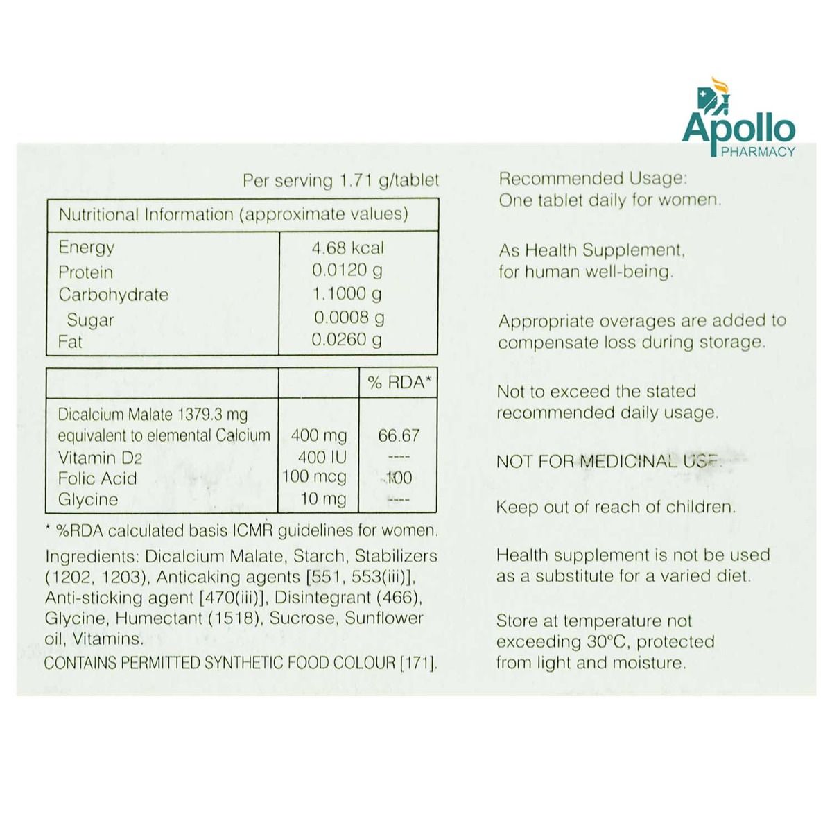 Dicalis Tablet 10's Price, Uses, Side Effects, Composition - Apollo ...