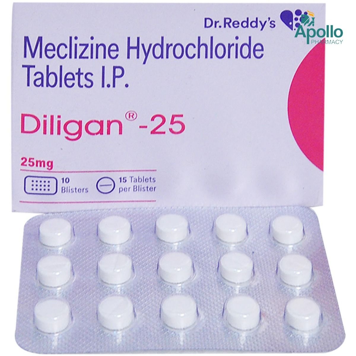 Diligan-25 Tablet 15's Price, Uses, Side Effects, Composition - Apollo ...