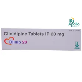 Dilnip 20 Tablet | Uses, Side Effects, Price | Apollo Pharmacy