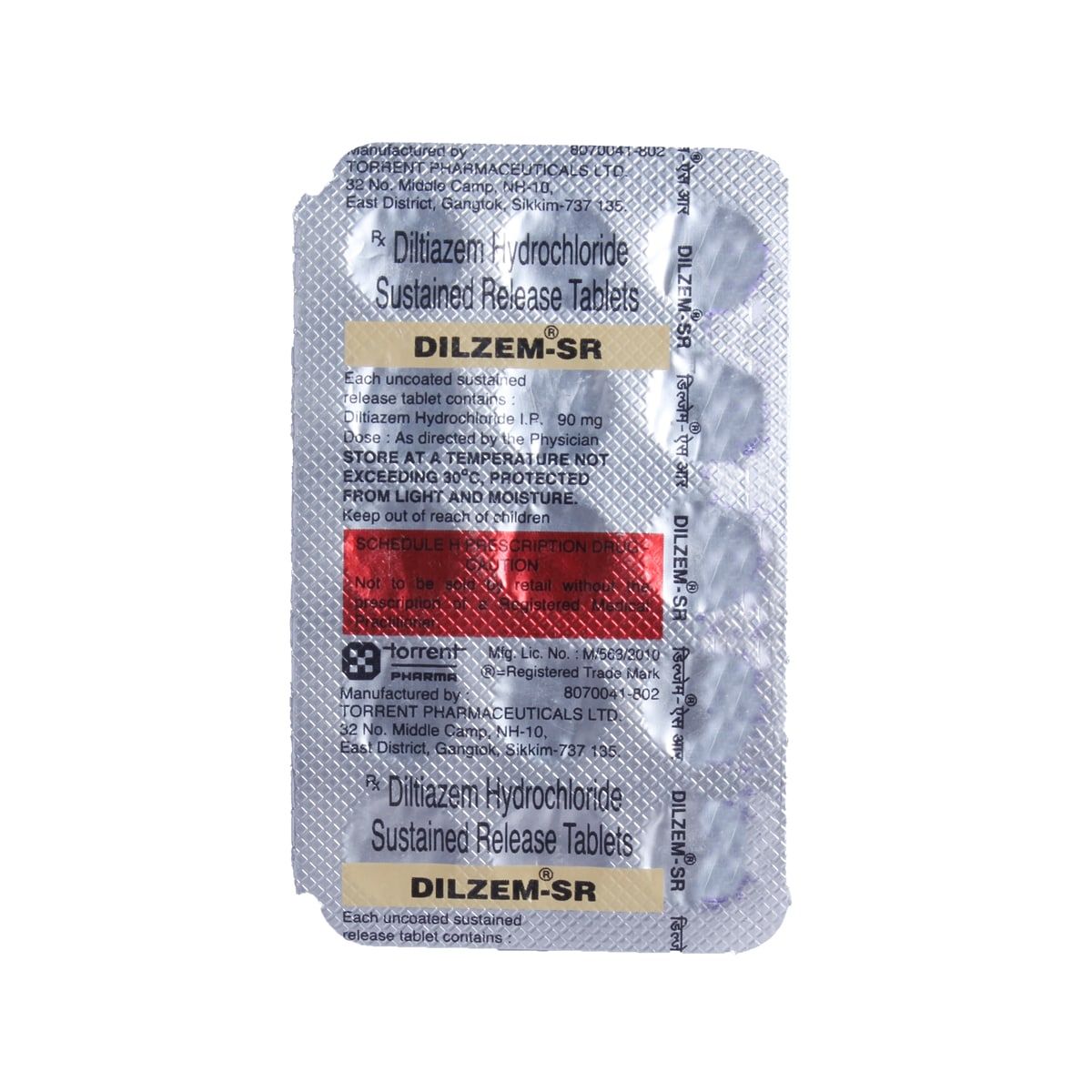 Dilzem-SR Tablet 15's Price, Uses, Side Effects, Composition - Apollo ...
