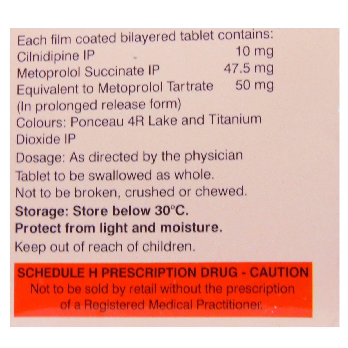 Dilnip-M 50/10 mg Tablet 10's Price, Uses, Side Effects, Composition ...
