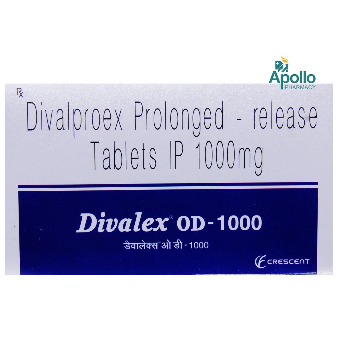 Divalex OD 1000 Tablet | Uses, Side Effects, Price | Apollo Pharmacy