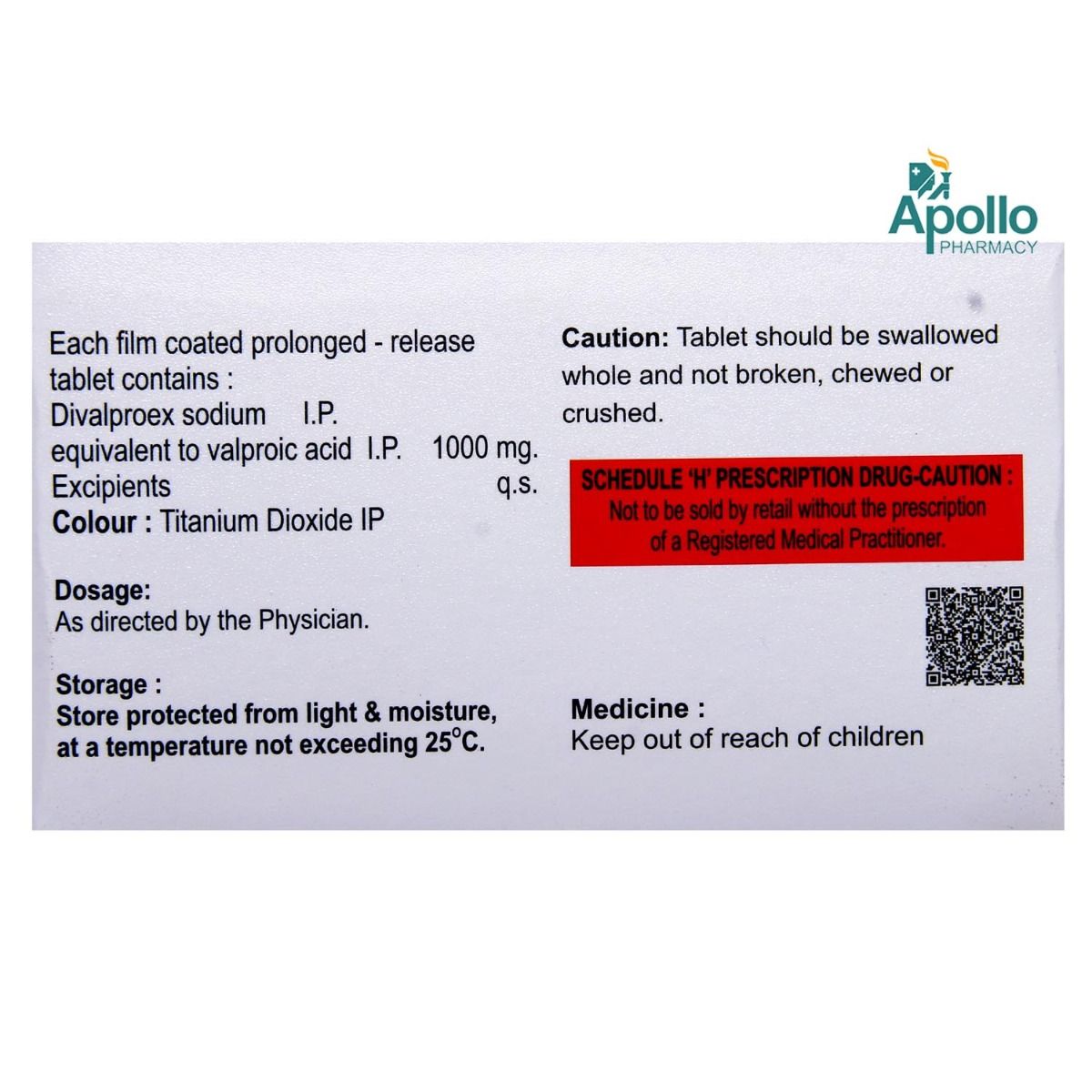 Divalex OD 1000 Tablet 10's Price, Uses, Side Effects, Composition ...