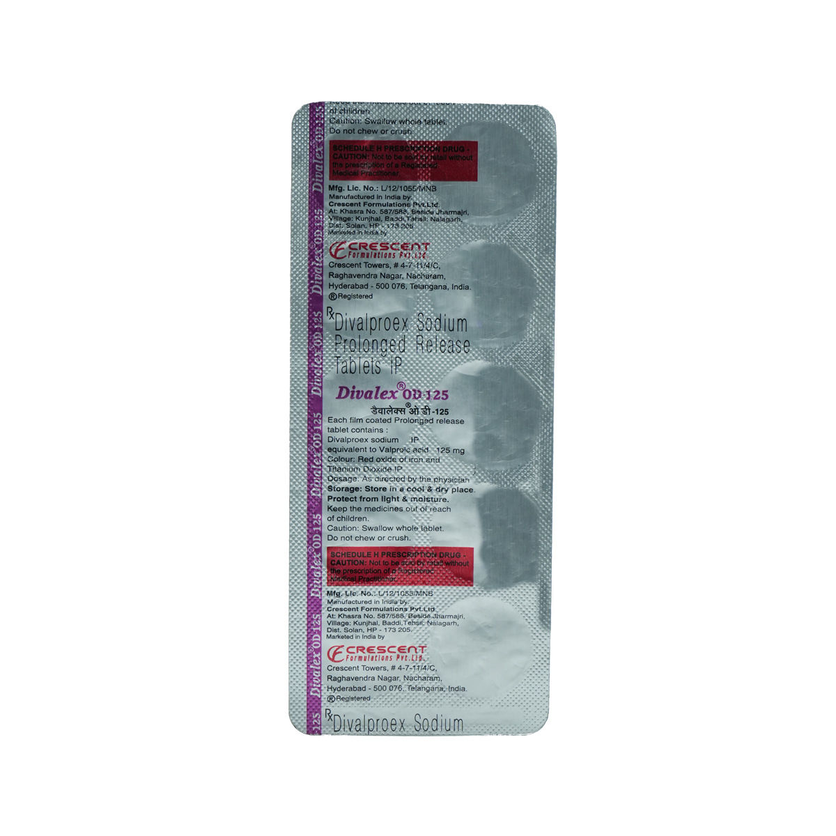 Divalex OD-125 Tablet | Uses, Side Effects, Price | Apollo Pharmacy