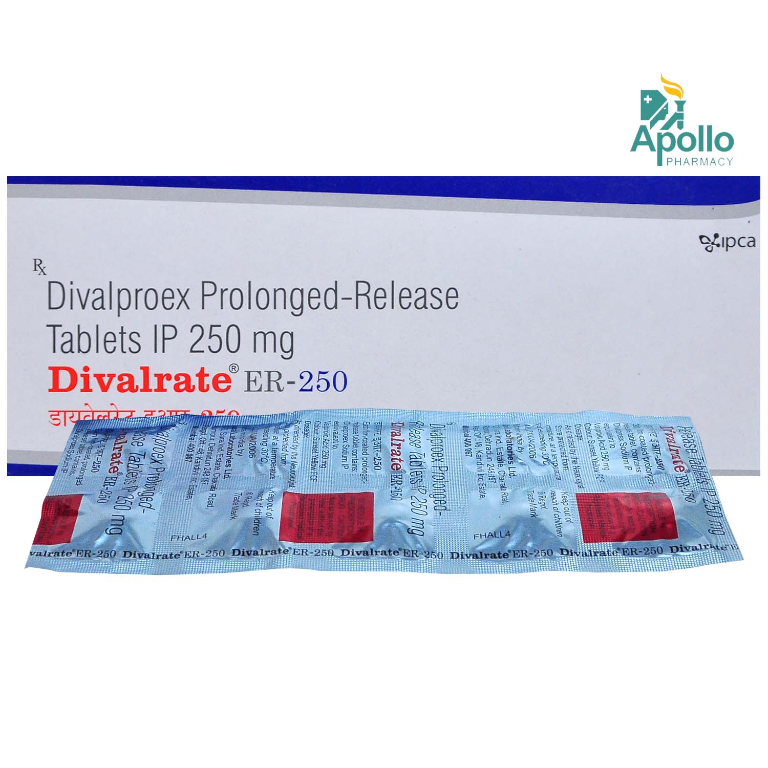 Divalrate ER 250 Tablet 10's Price, Uses, Side Effects, Composition ...