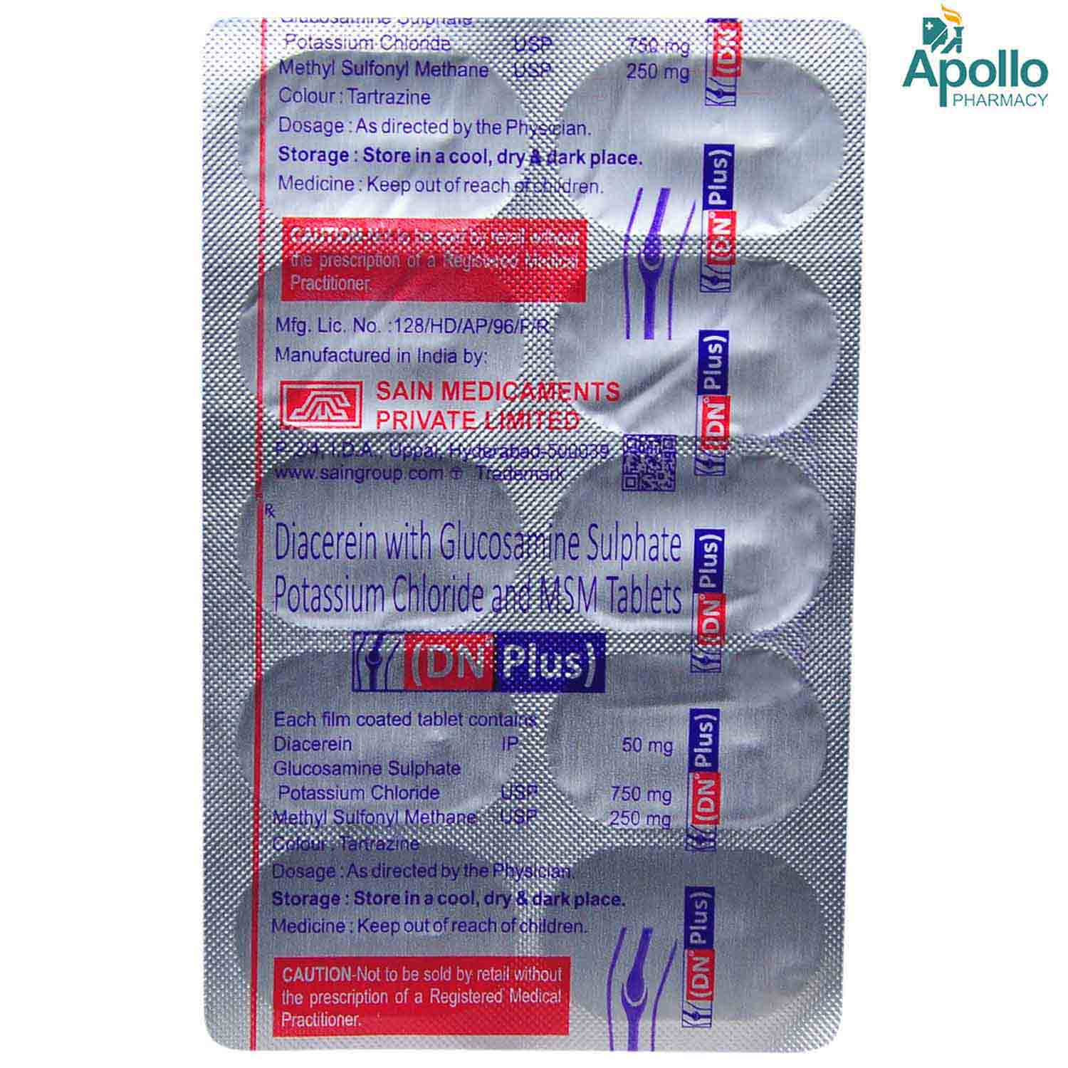 DN Plus Tablet 10's Price, Uses, Side Effects, Composition - Apollo ...
