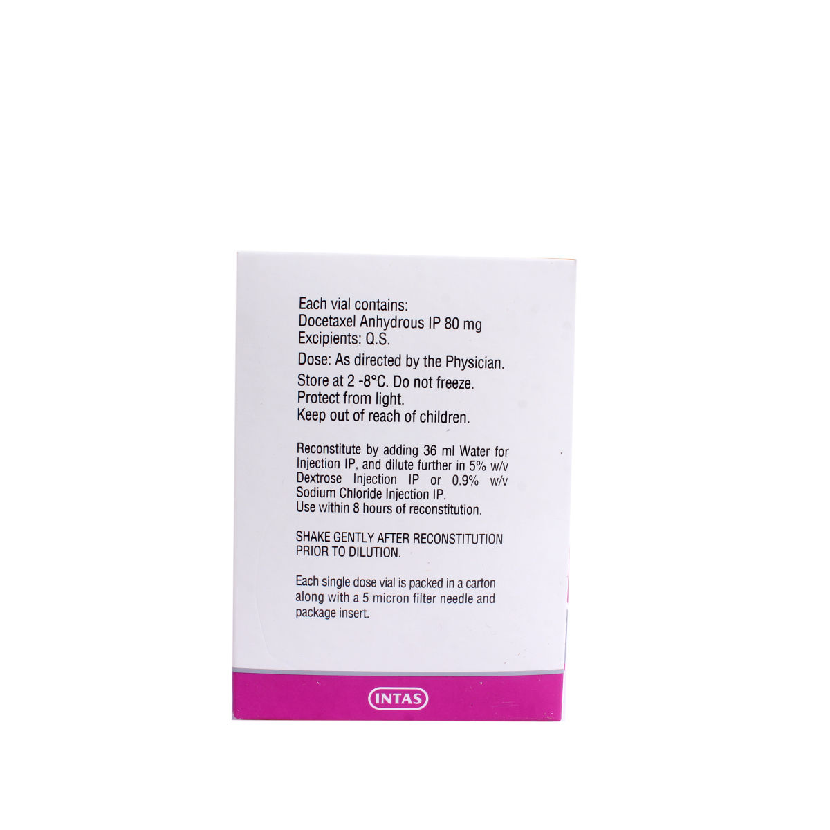 DOCEAQUALIP 80MG INJECTION | Uses, Side Effects, Price | Apollo Pharmacy