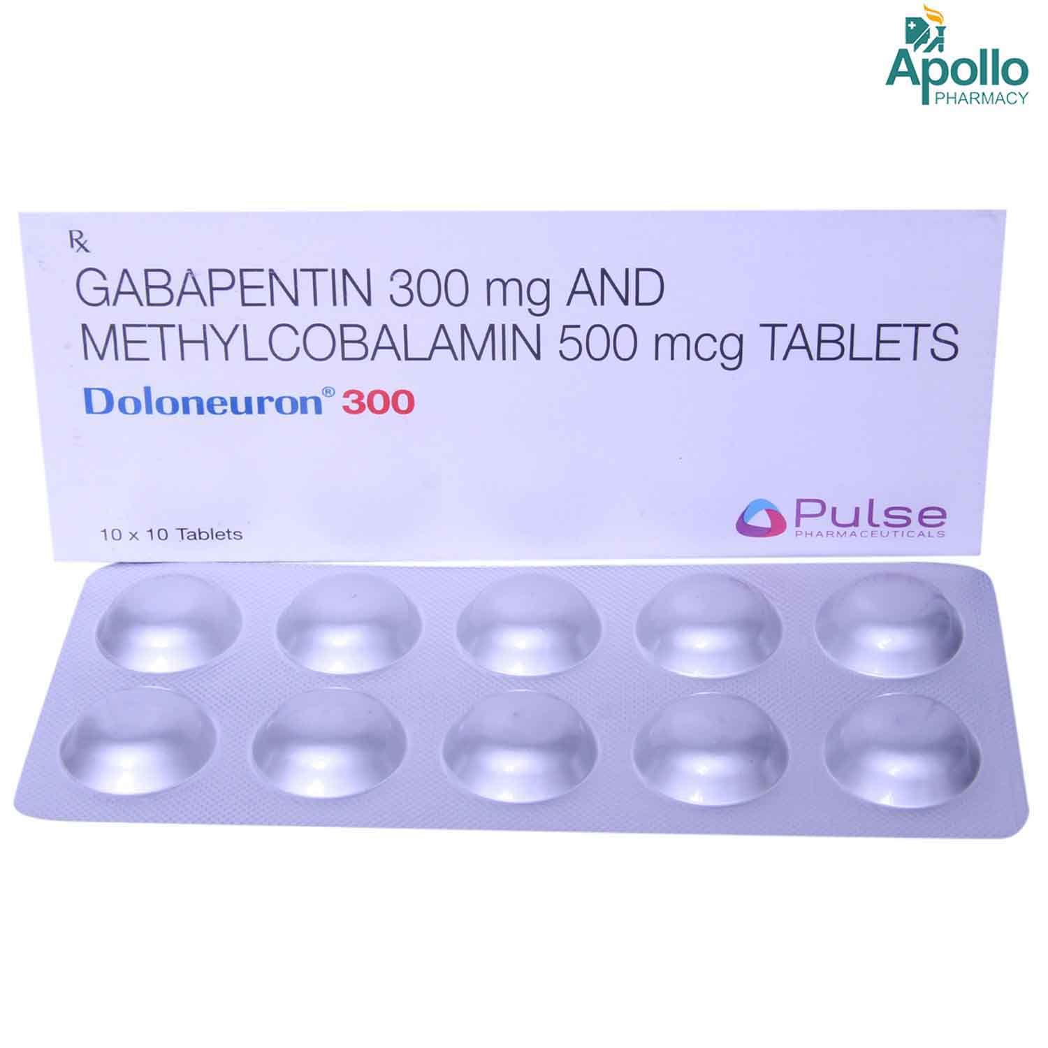 Doloneuron 300 Tablet 10's Price, Uses, Side Effects, Composition - Apollo Pharmacy
