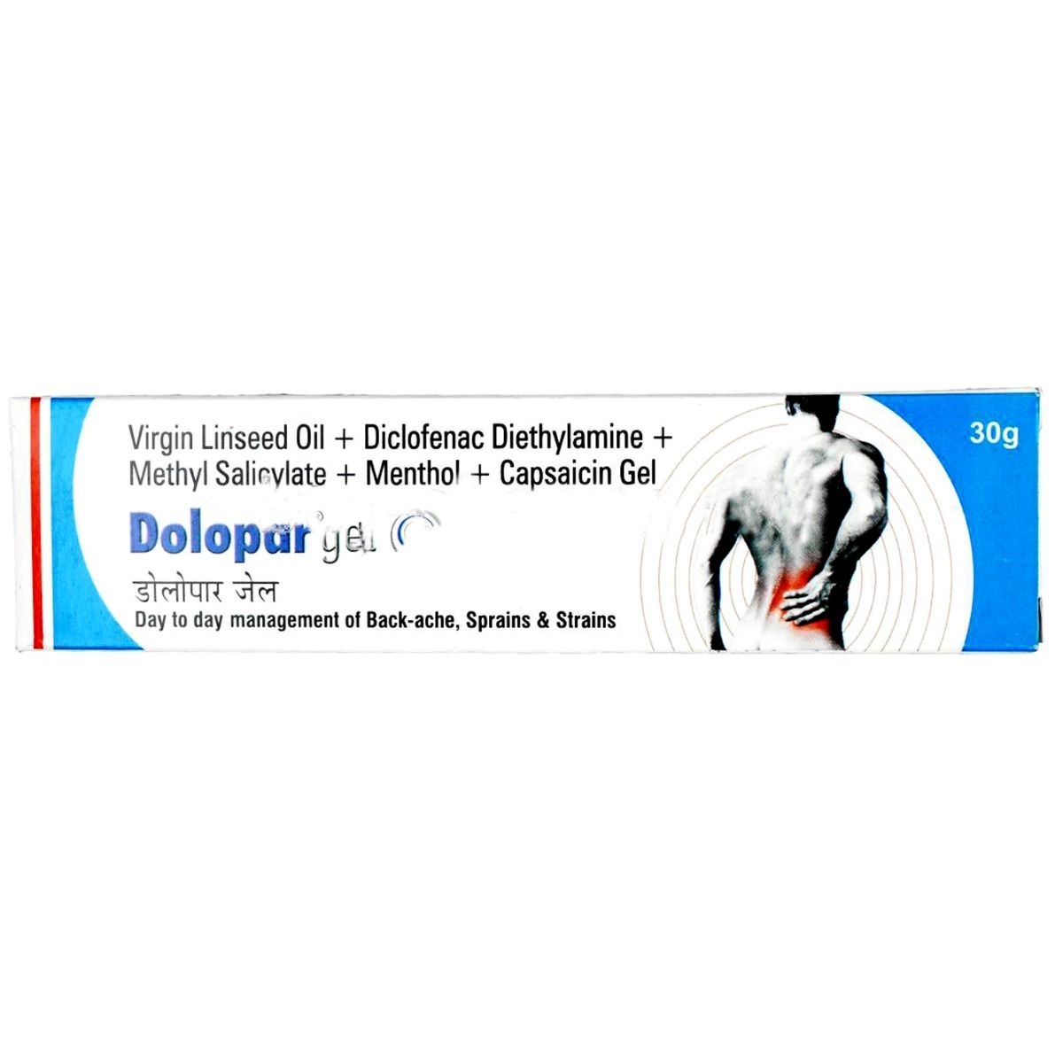 Dolopar Gel 30 gm Price, Uses, Side Effects, Composition - Apollo Pharmacy