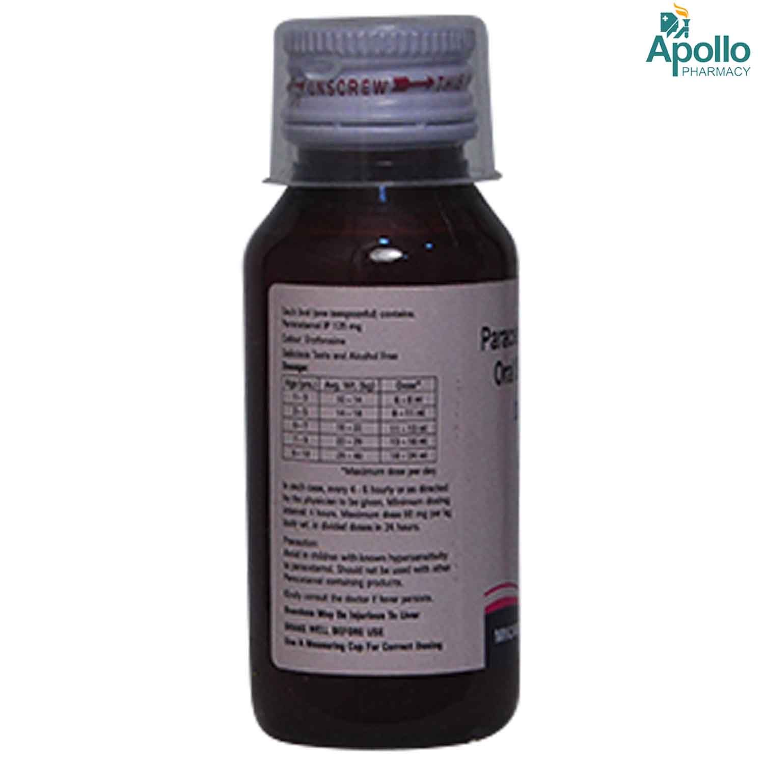 Dolopar 125 mg Syrup 60 ml Price, Uses, Side Effects, Composition ...
