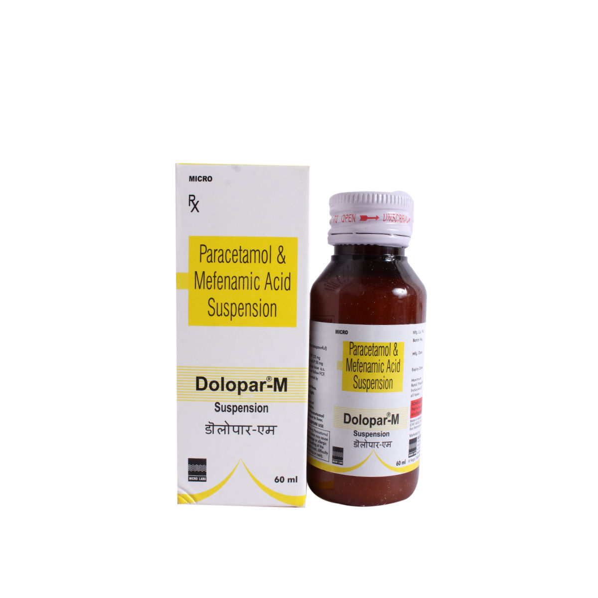 Dolopar M Suspension 60 ml Price, Uses, Side Effects, Composition ...