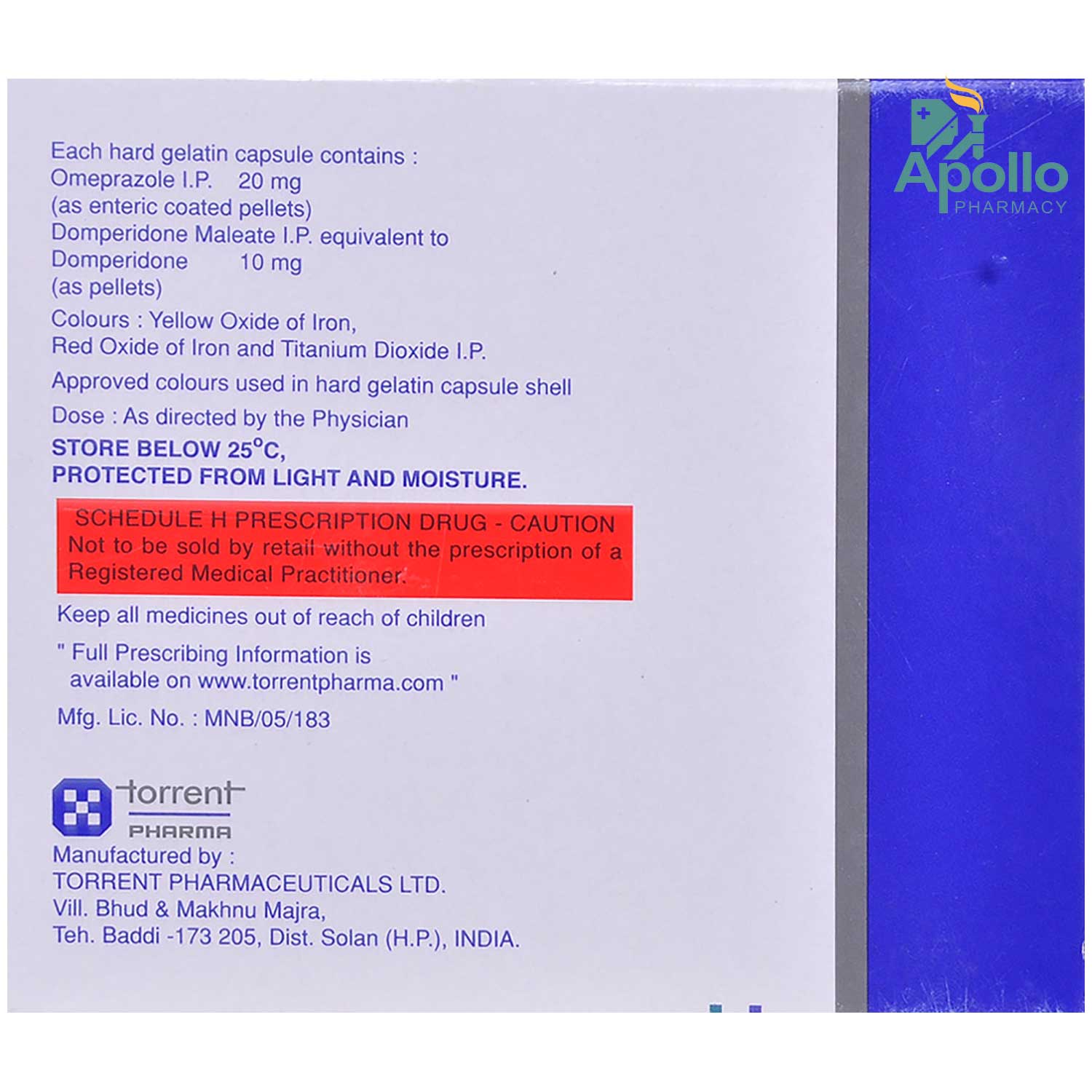 Domstal RD Capsule 15's Price, Uses, Side Effects, Composition - Apollo ...