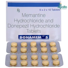 Donamem 5 Tablet | Uses, Side Effects, Price | Apollo Pharmacy