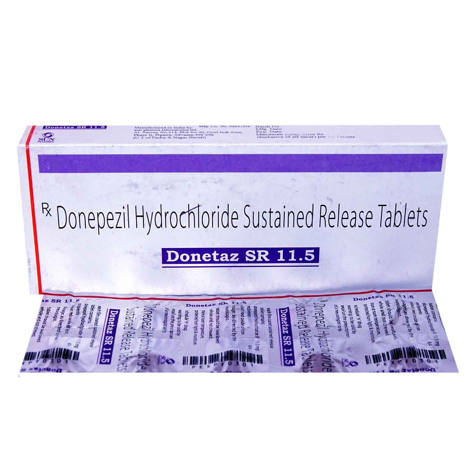 Donetaz SR 11.5 Tablet | Uses, Side Effects, Price | Apollo Pharmacy