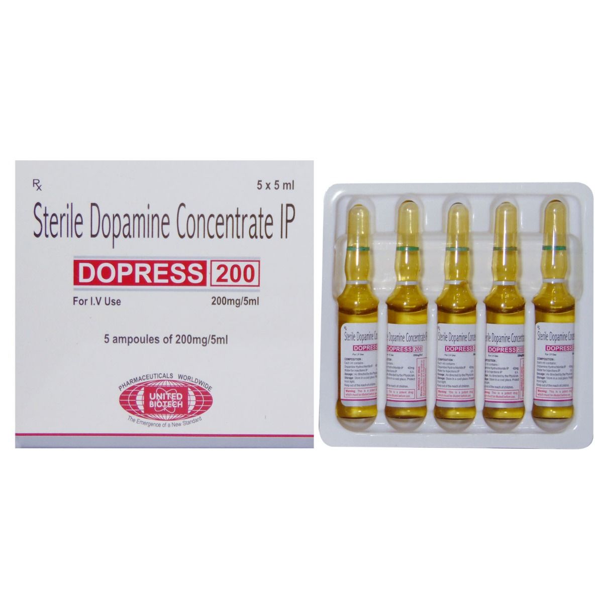 DOPRESS 200MG INJECTION 5ML Price, Uses, Side Effects, Composition ...