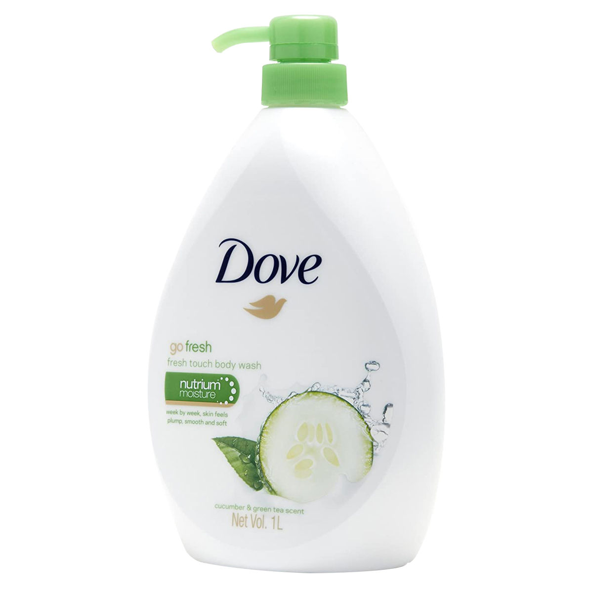 Dove Go Fresh Cucumber & Green Body Wash, 1 Litre Price, Uses, Side ...