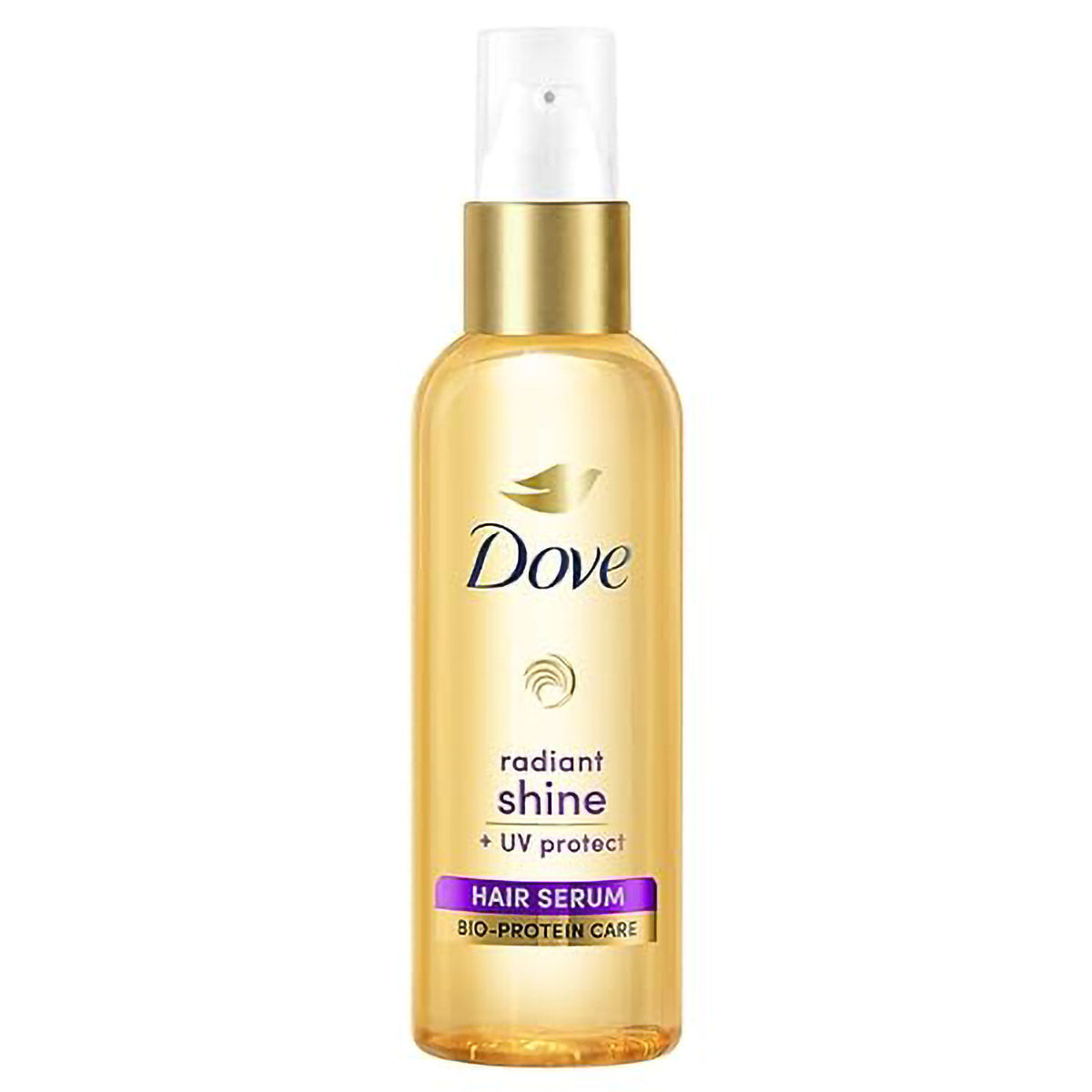 Buy Dove Radiant Shine+ UV Protect Hair Serum, 100 ml | 19 Minutes ...
