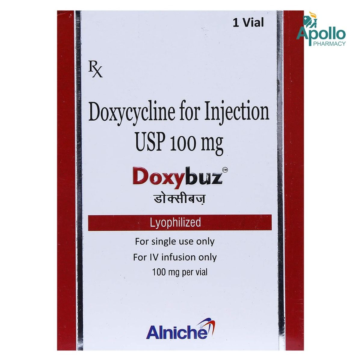 Doxybuz 100 mg Injection | Uses, Side Effects, Price | Apollo Pharmacy