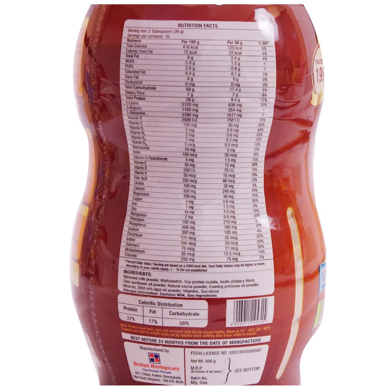 D Protin Chocolate Powder, 500 gm Price, Uses, Side Effects ...