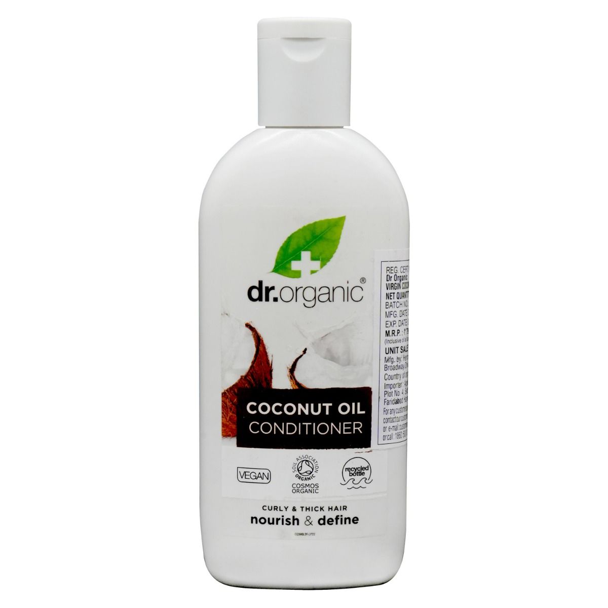 Buy Dr. Organic Virgin Coconut Oil Conditioner, 265 ml | 19 Minutes ...
