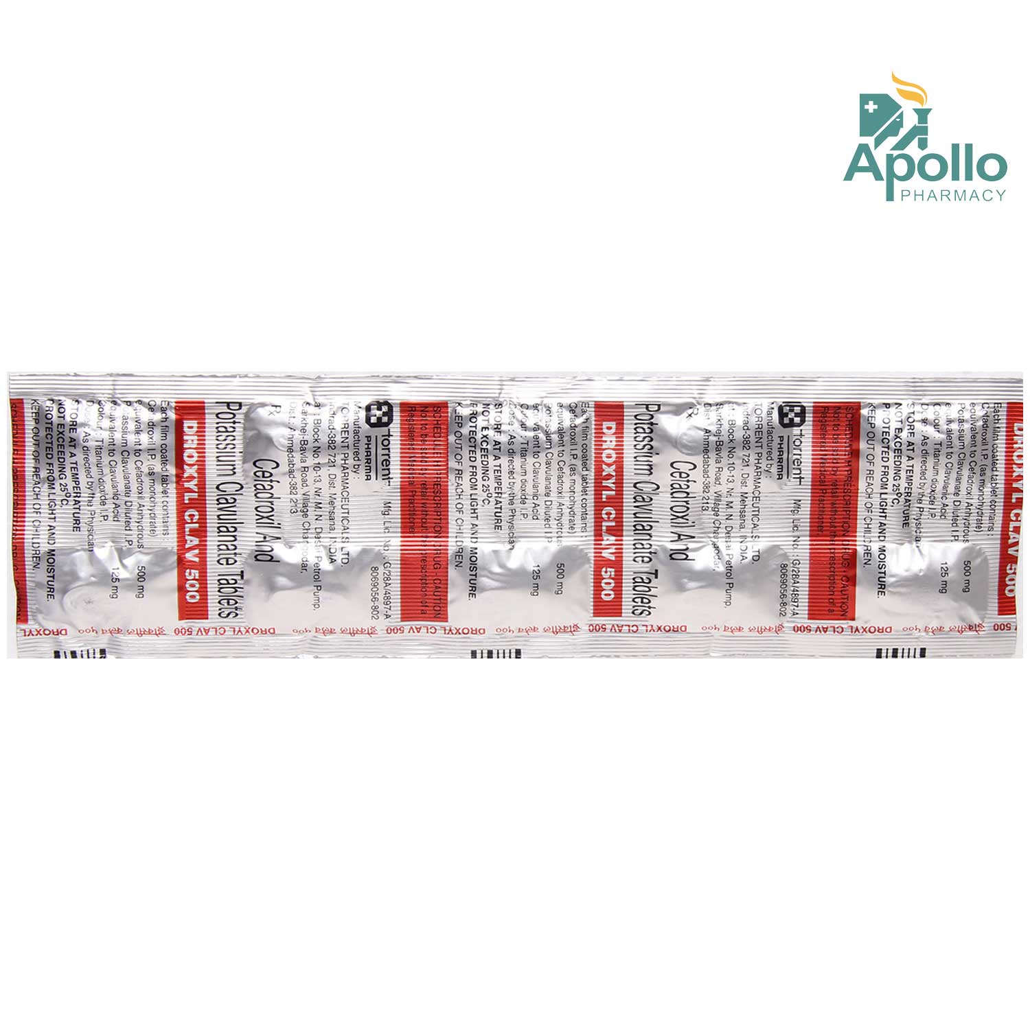 Droxyl Clav 500 Tablet | Uses, Side Effects, Price | Apollo Pharmacy