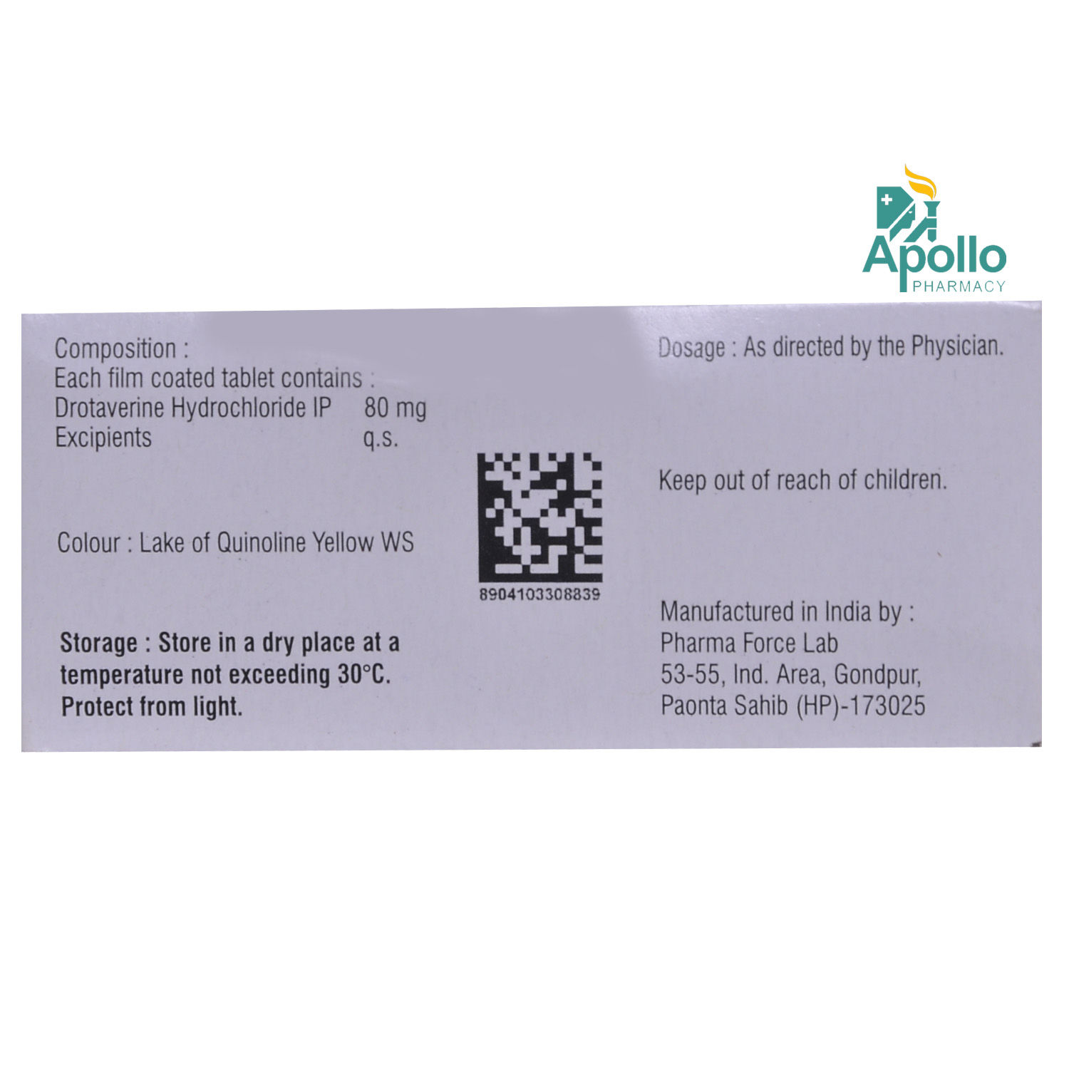 Drotikind-80 Tablet 10's Price, Uses, Side Effects, Composition ...