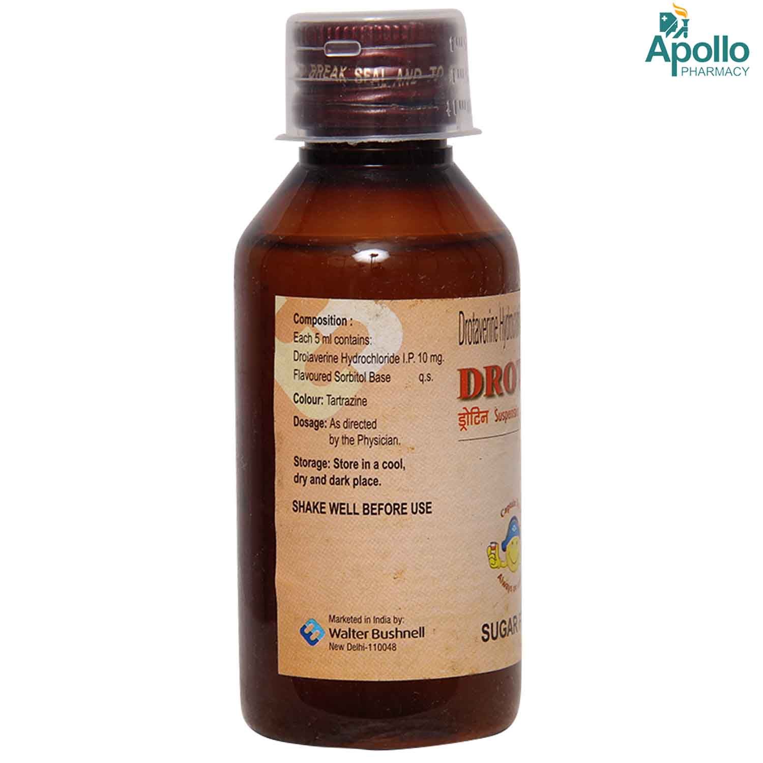 Drotin Sugar Free Suspension 100 ml Price, Uses, Side Effects ...