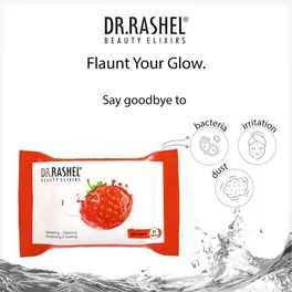 Buy Dr.Rashel Strawberry Wet Wipes, 25 Count | 19 Minutes Delivery ...