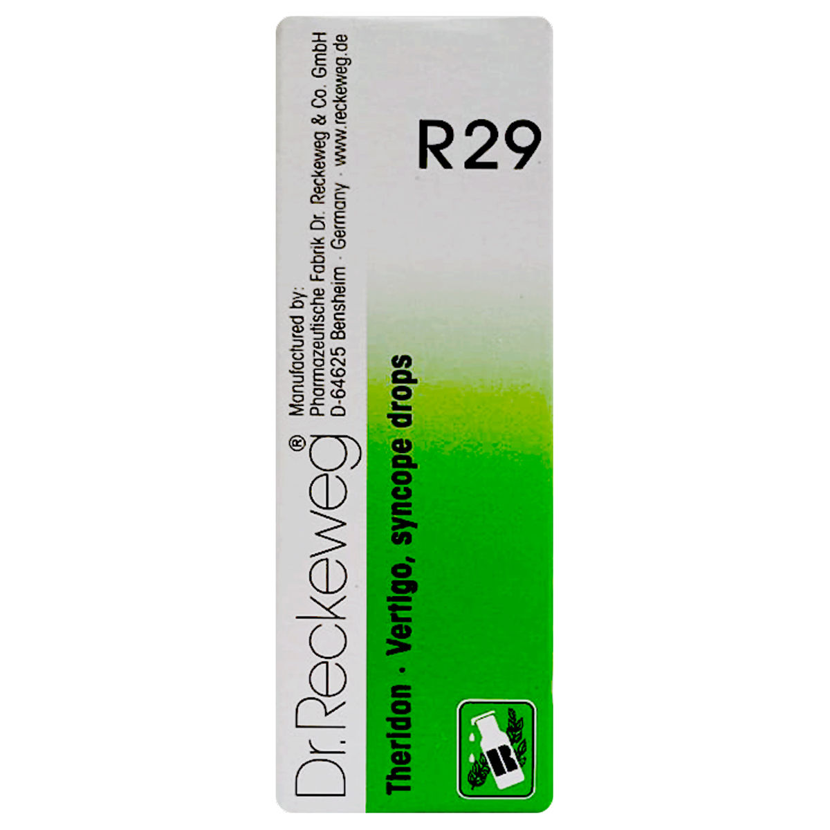 Buy Dr.Reckeweg R29 Vertigo, Syncope Drops, 22 ml | 19 Minutes Delivery ...