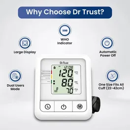 Buy Dr Trust USA BP Check 110W for Precise BP Measurement, 1 Count | 19 ...