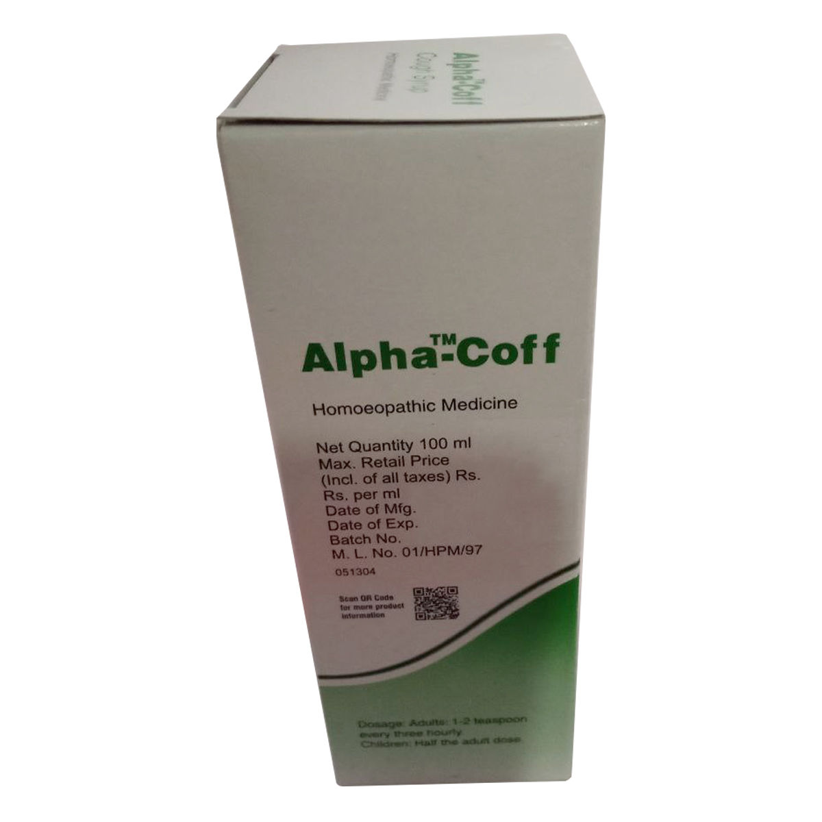 Buy Dr.Willmar Schwabe India Alpha-Coff Syrup, 100 ml | 19 Minutes ...