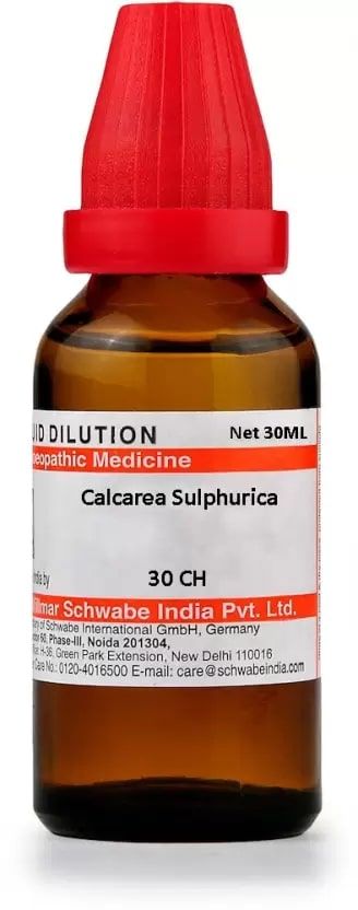 Buy Dr.Willmar Schwabe Calcarea Sulphurica 30 CH Dilution, 30 ml | 19 ...