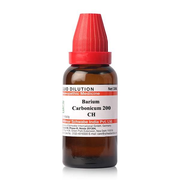 Buy Dr.Willmar Schwabe Barium Carbonicum 200 CH Dilution, 30 ml | 19 ...