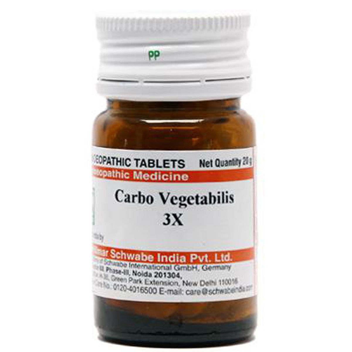 Buy Dr.Willmar Schwabe Carbo Vegetabilis 3X Tablets, 20 gm | 19 Minutes ...