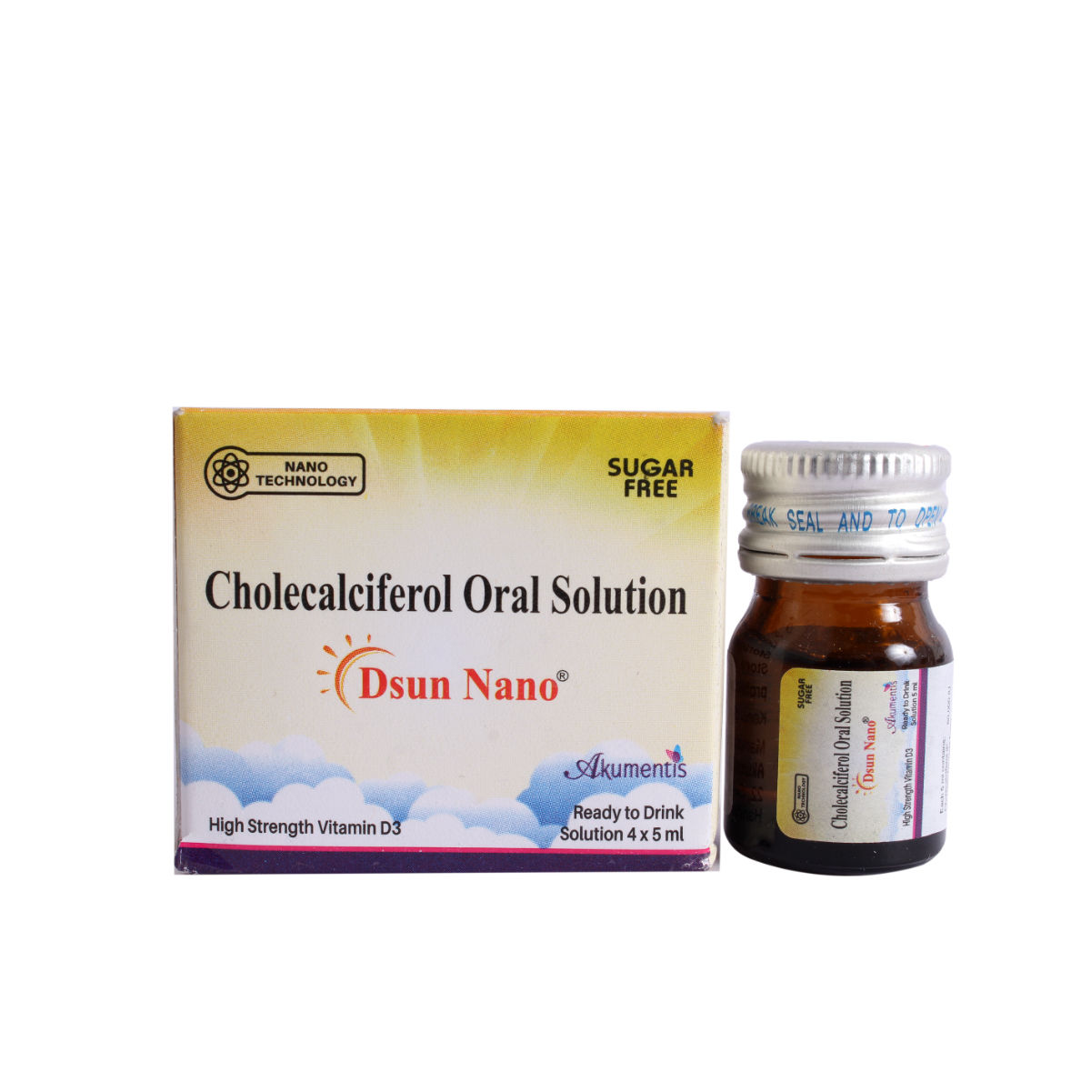 Dsun Nano 60K Sugar Free solution 5 ml Price, Uses, Side Effects, Composition - Apollo Pharmacy